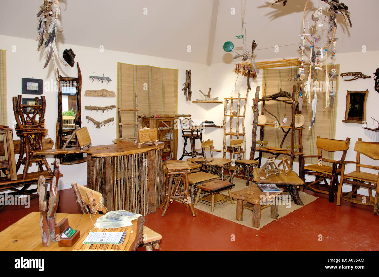 Inside the New Woodcrafts Studio Corris Craft Centre North West Wales ...