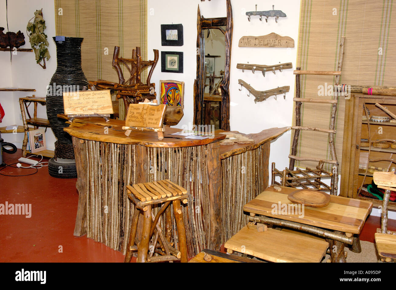 Inside the New Woodcrafts Studio Corris Craft Centre North West Wales ...