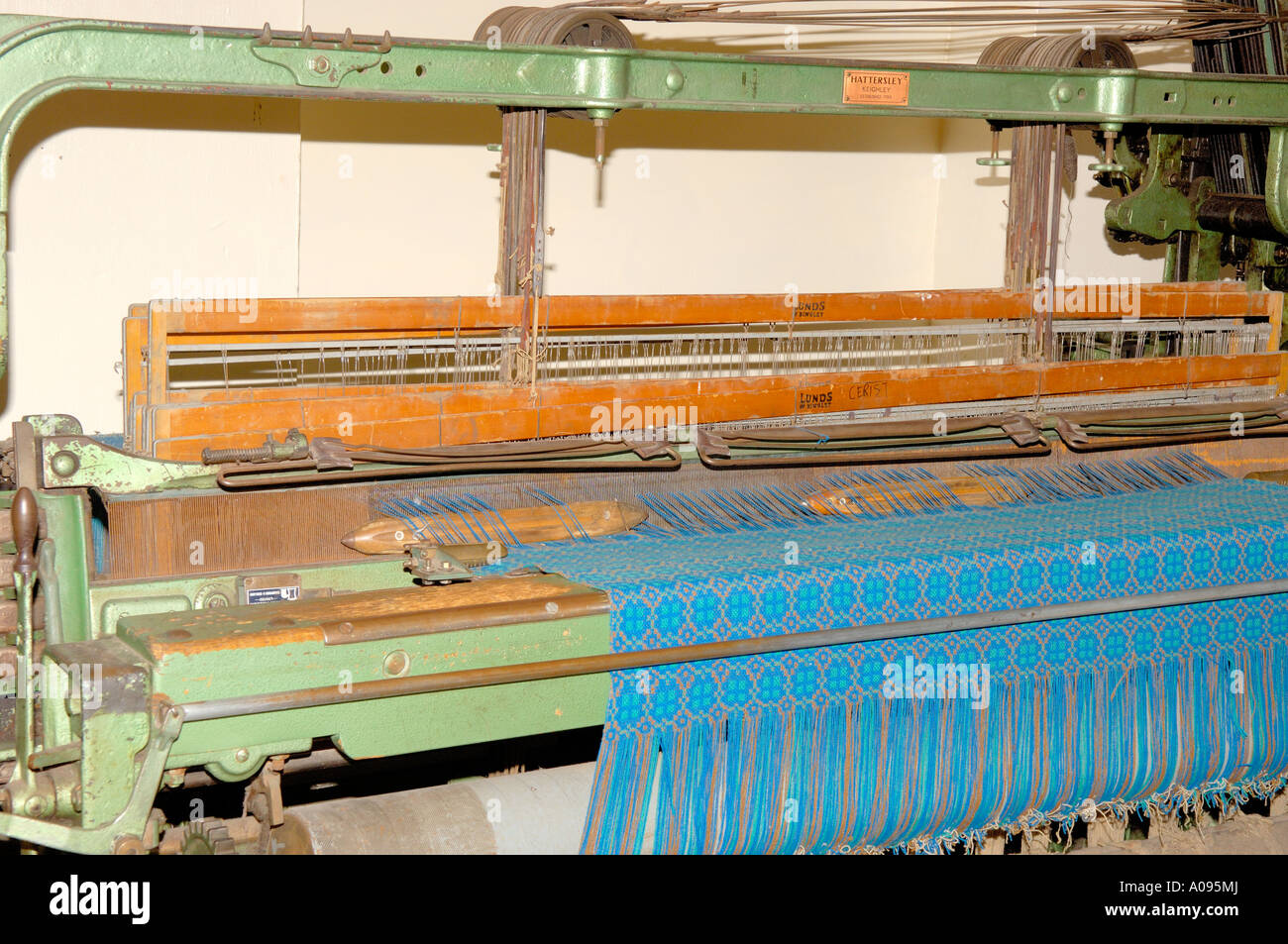Old Loom Inside Shop Meirion Mill Dinas Mawddwy North West Wales Stock ...