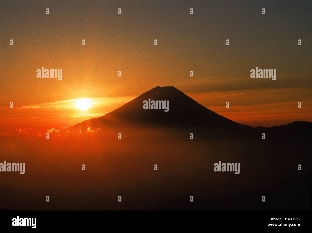 Sunrise at Mt Fuji in Japan Stock Photo - Alamy