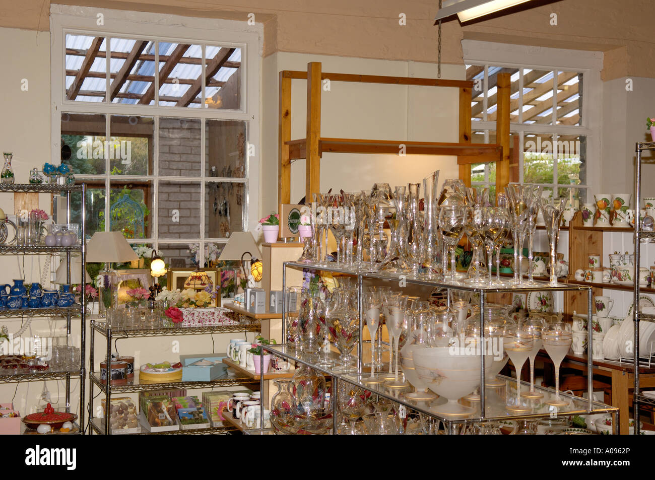 Inside Shop Meirion Mill Dinas Mawddwy North West Wales Stock Photo - Alamy
