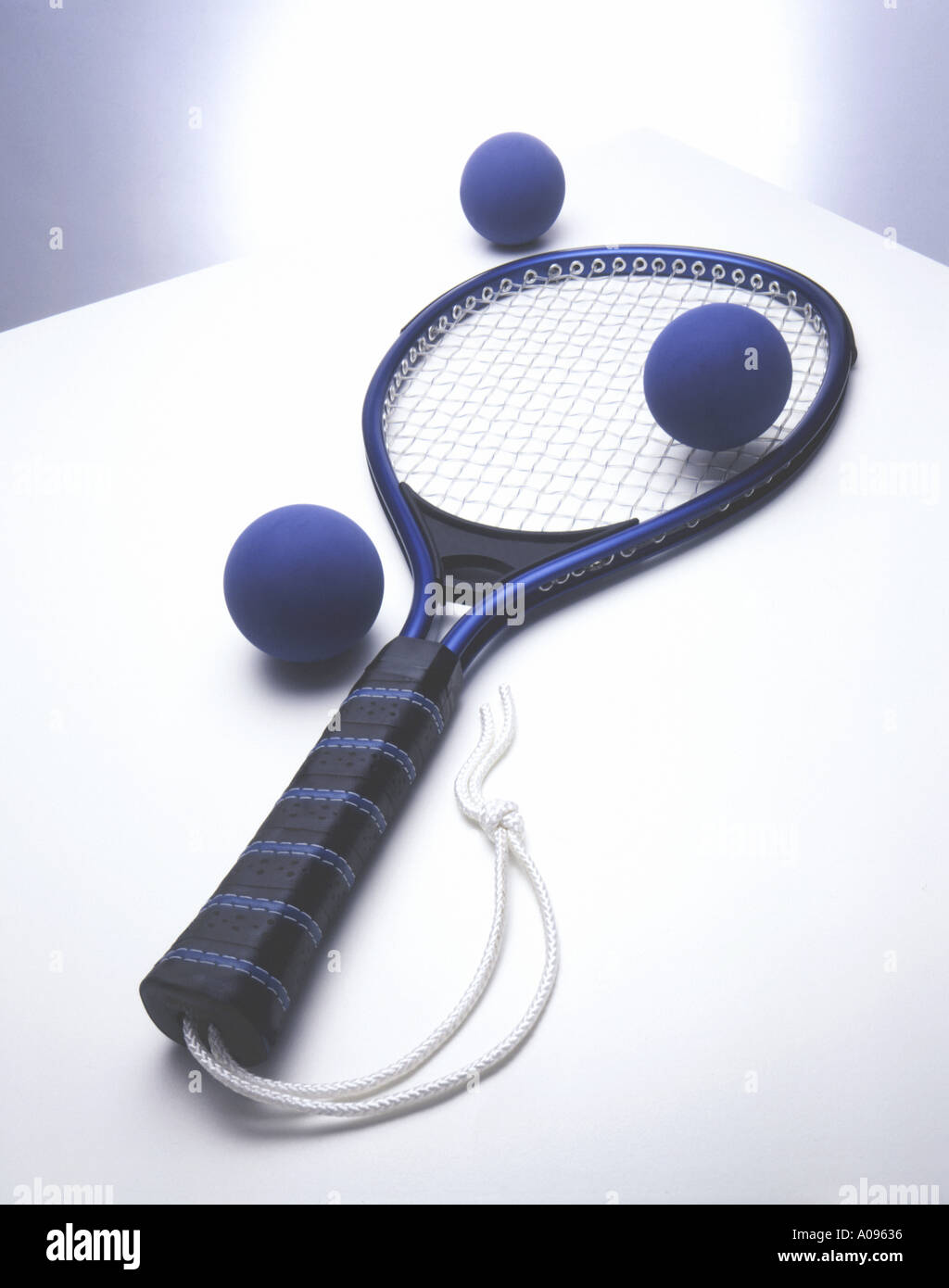 Squash Racquet Racket Balls Stock Photo - Alamy