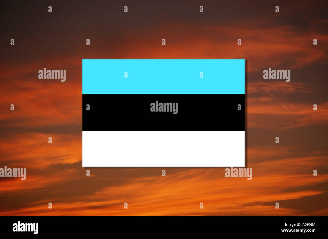 Flag of Estonia Baltic Stock Photo - Alamy