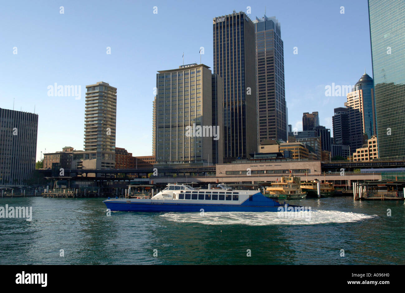 Ferries, downtown, city centre, The Rocks, Sydney Australia Stock Photo ...