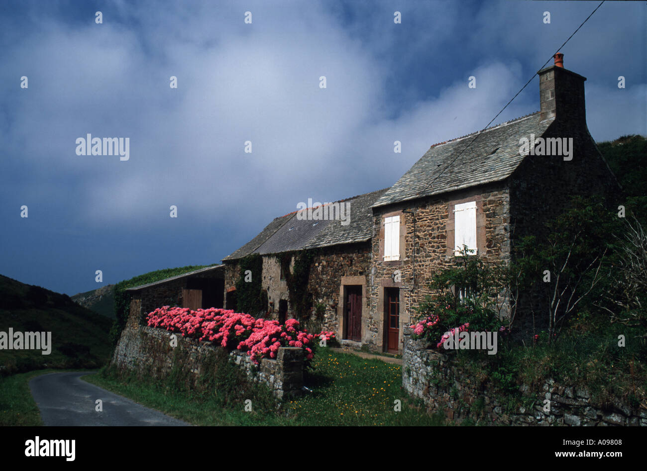 stone House in Normandy France Stock Photo - Alamy