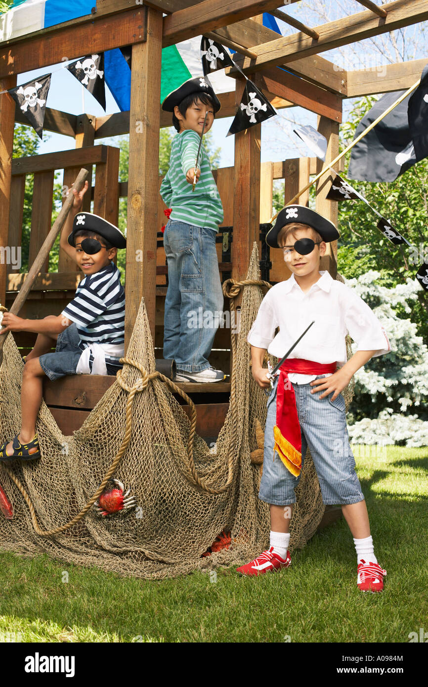Group Boys Play Sword High Resolution Stock Photography and Images - Alamy