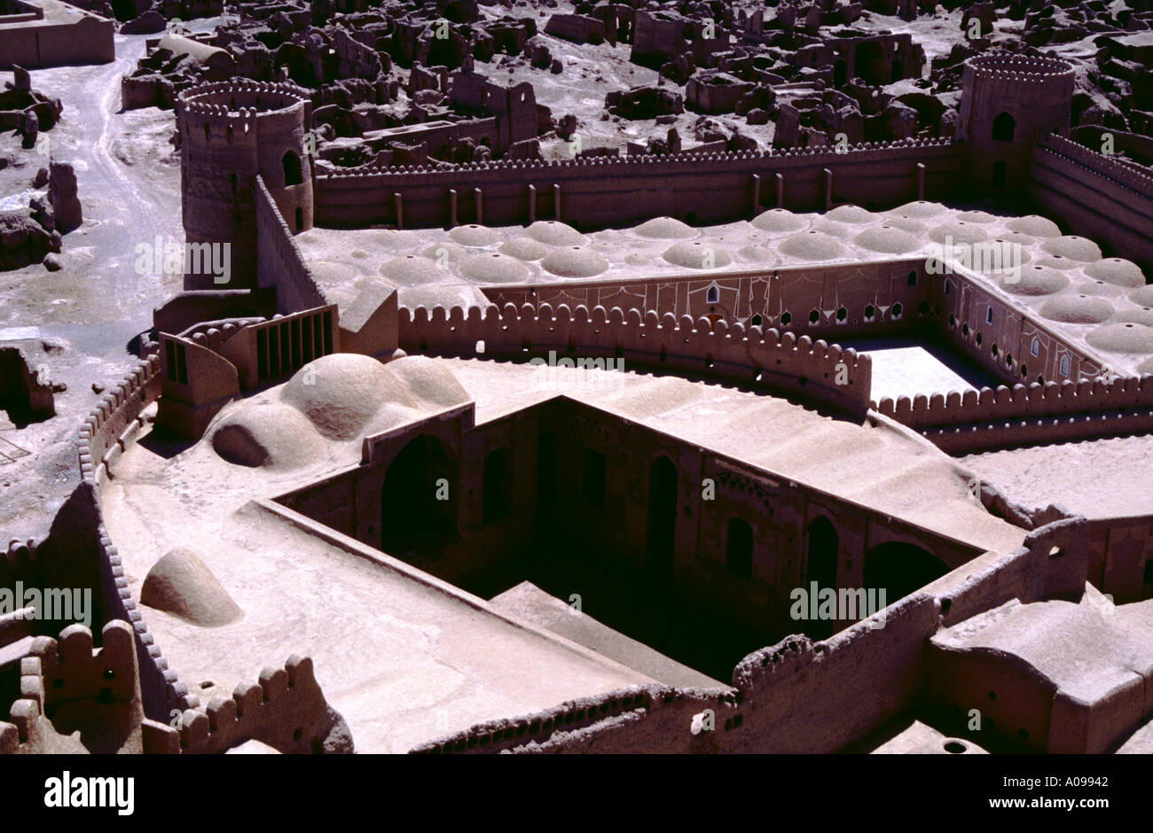 Iran historical city of Bam Bamm ancient loam walls erosion cultural ...