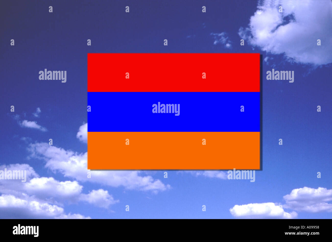Flag of Armenia Stock Photo - Alamy