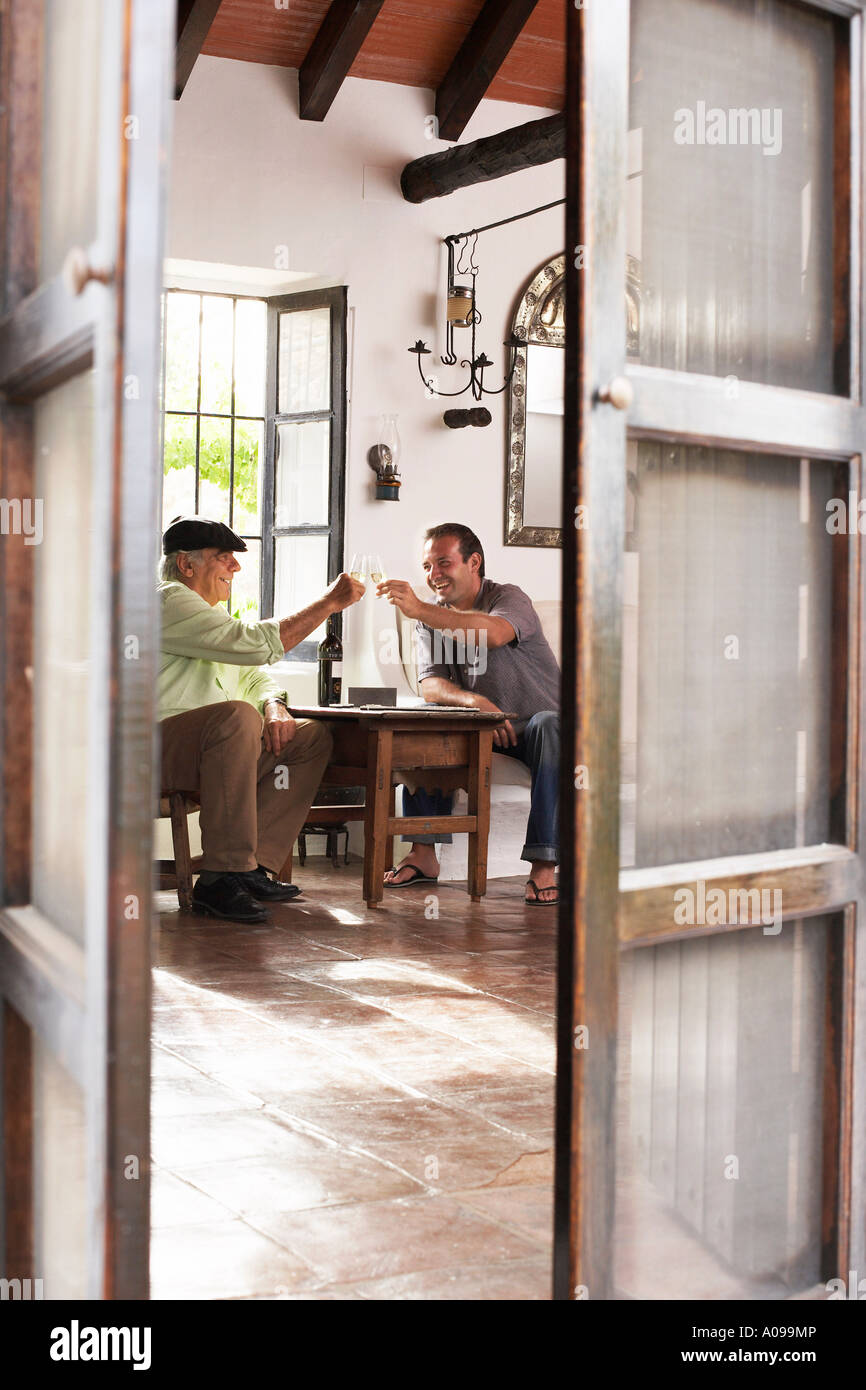 Father son adults only discuss hi-res stock photography and images - Alamy