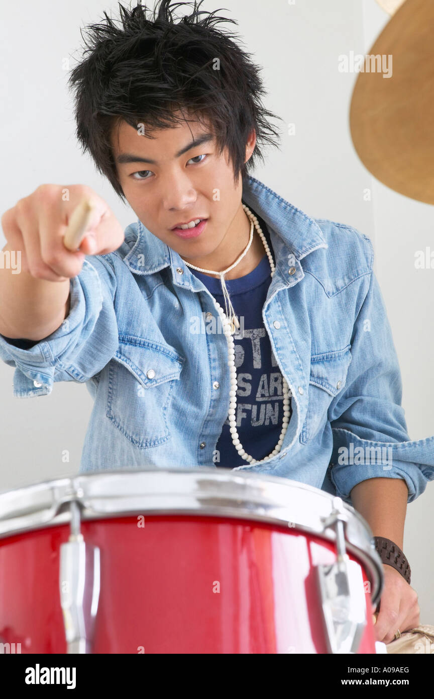 Lone drummer hi-res stock photography and images - Alamy