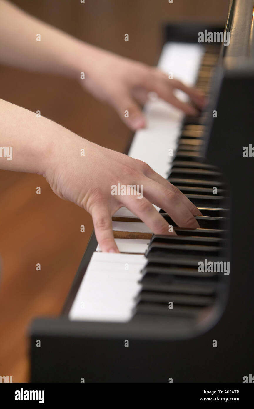 Teens Playing Piano High Resolution Stock Photography and Images - Alamy