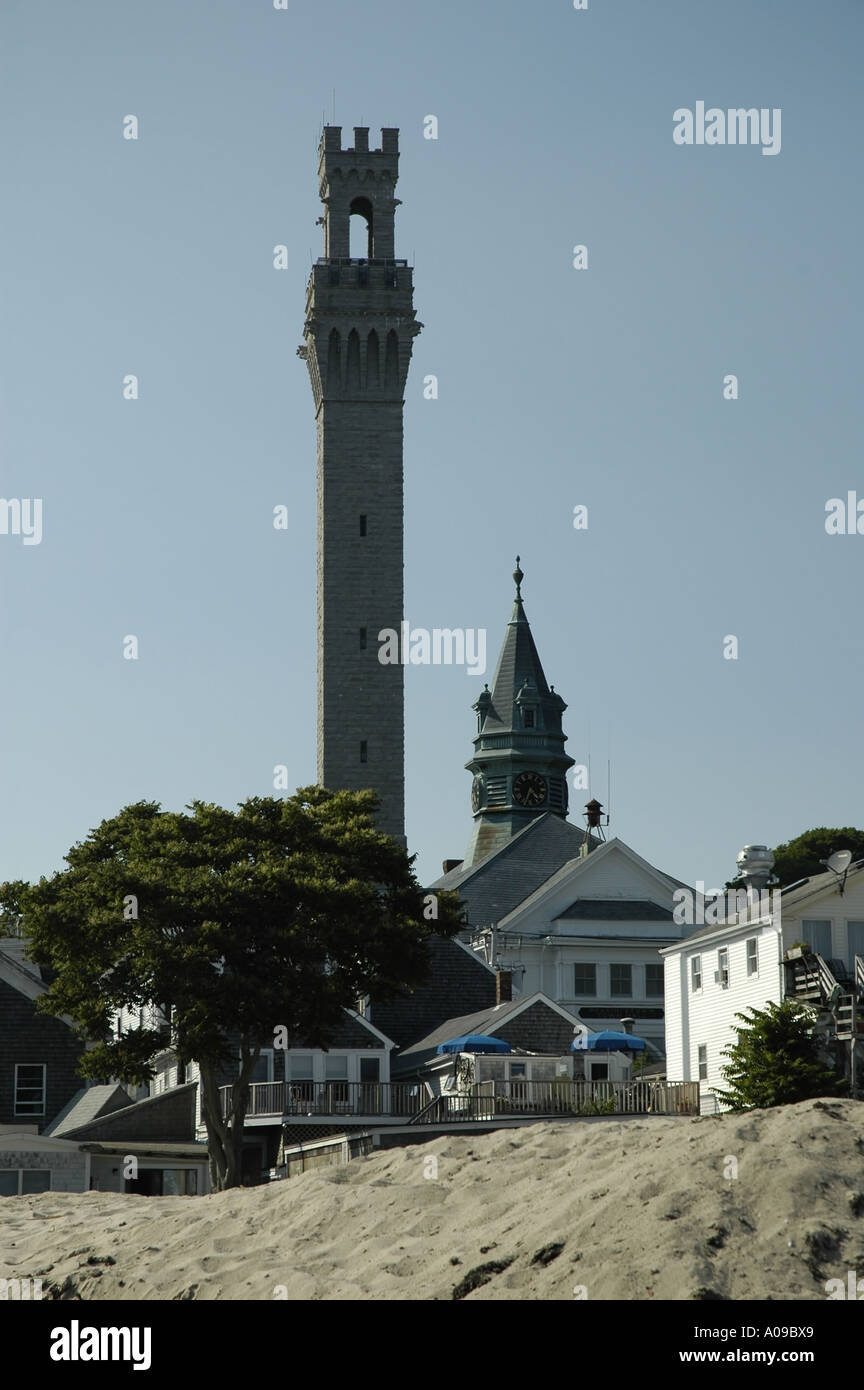 Pilgrim monument tower provincetown cape hi-res stock photography and ...
