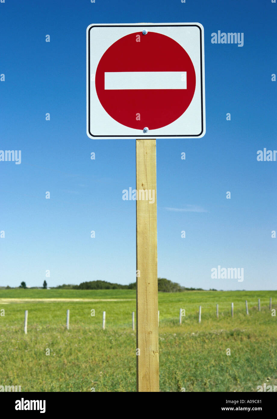 No entry or access road sign Stock Photo - Alamy