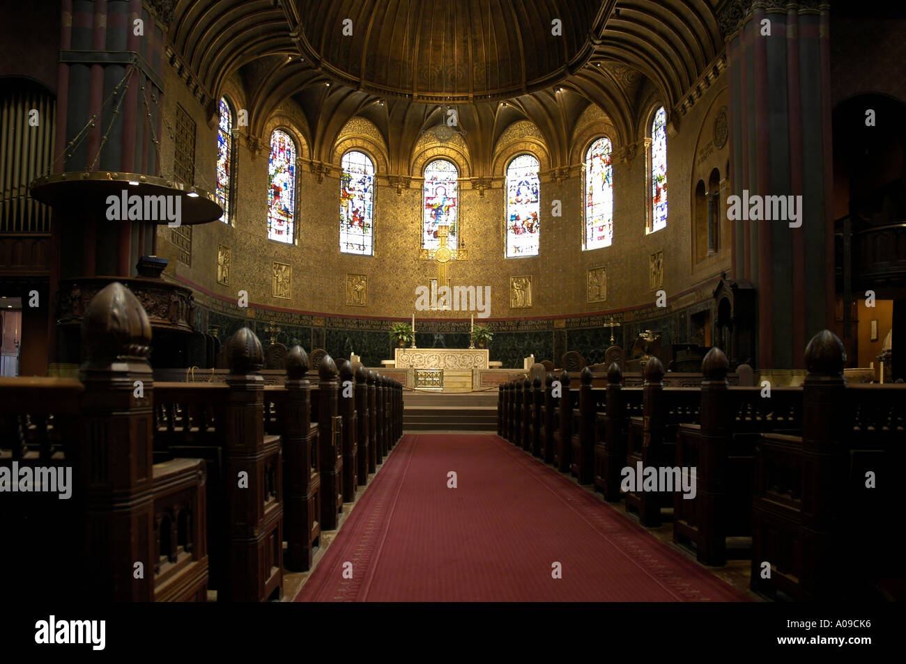 Boston trinity church interior hi-res stock photography and images - Alamy