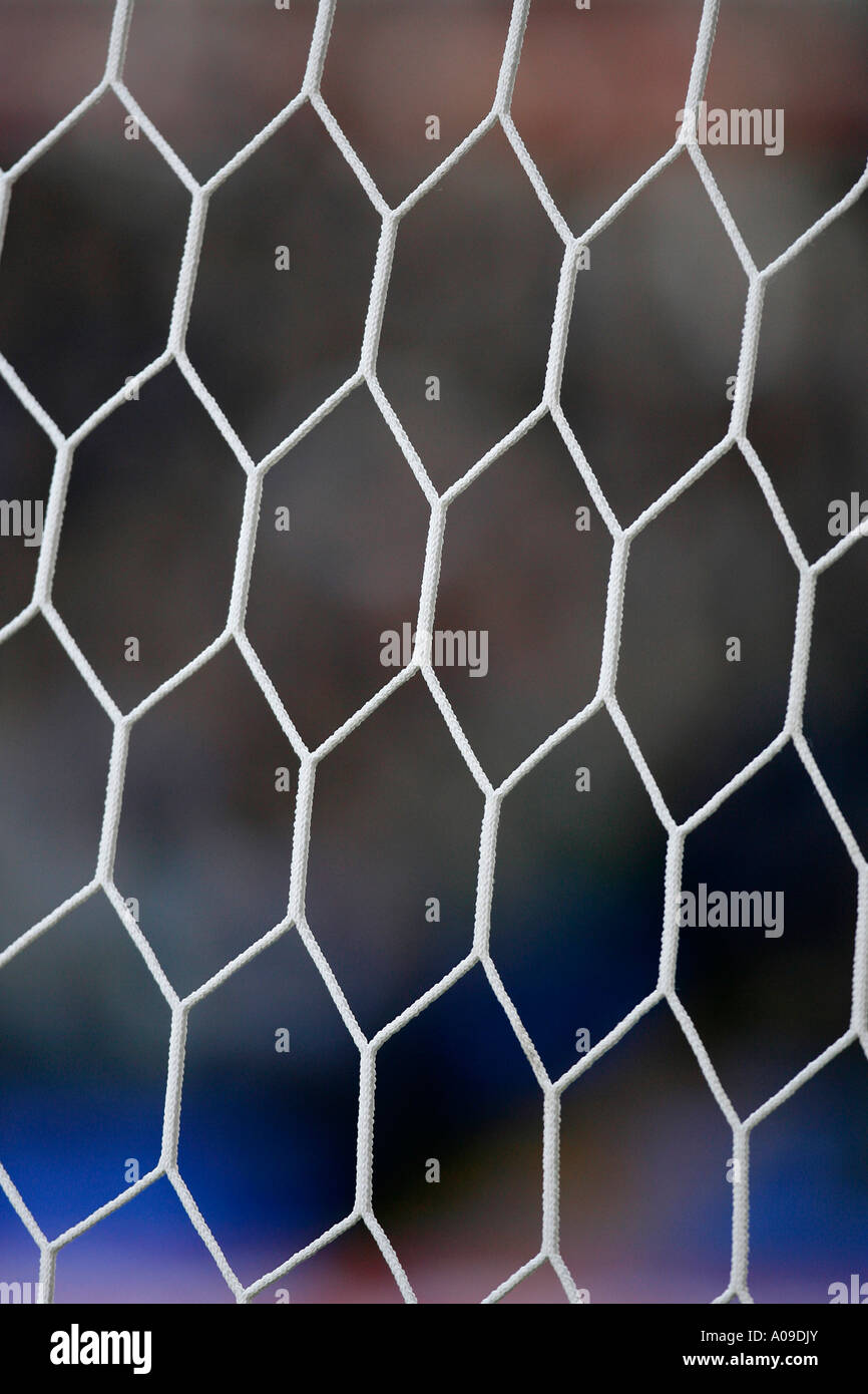 Football goal net Stock Photo - Alamy