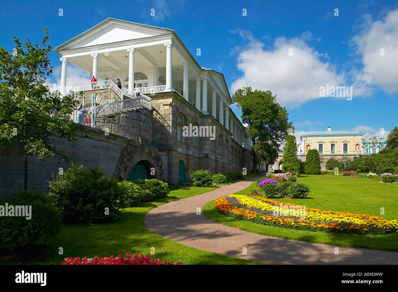 Sankt Petersburg, Katharinenpark Castle Katharinas Palace Cameron ...
