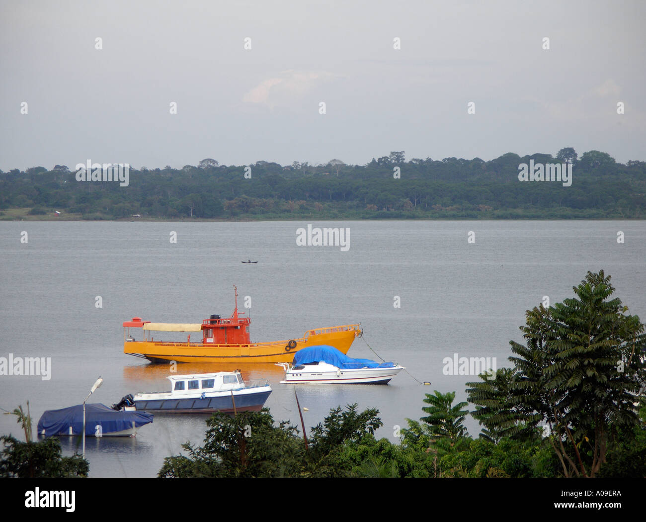 Boats on Lake Victoria at Entebbe, Uganda Stock Photo - Alamy