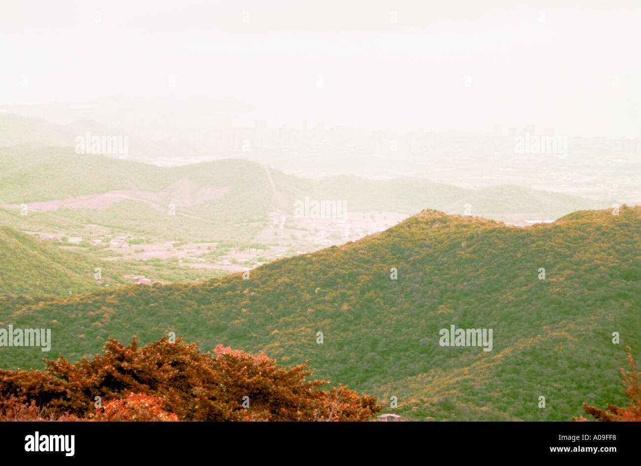 Mountain landscape Margarita Island 393 Stock Photo - Alamy