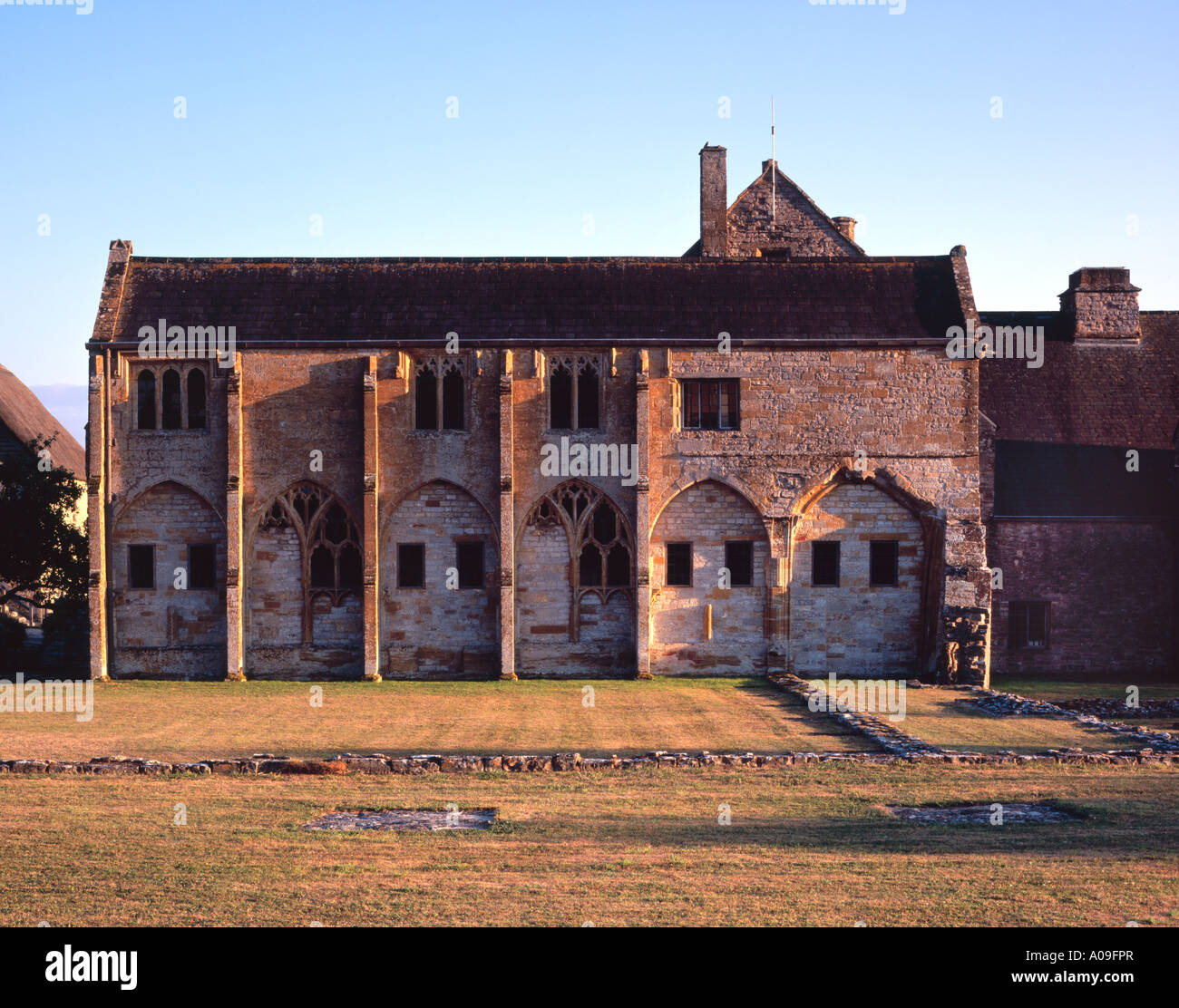 Muchelney Abbey Somerset Stock Photo - Alamy