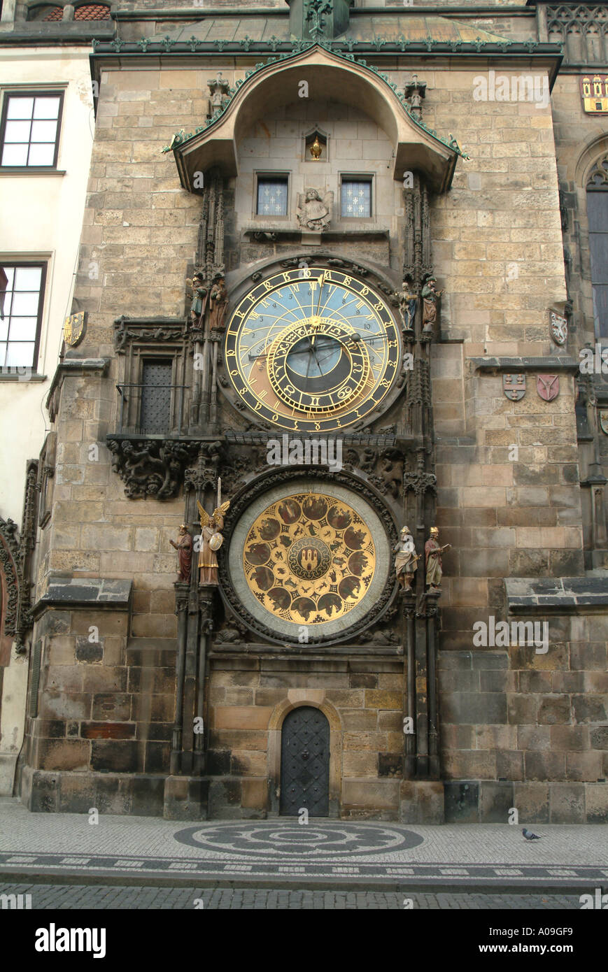 Astronomical Clock Old Town Square Prague Czech Republic Stock Photo ...