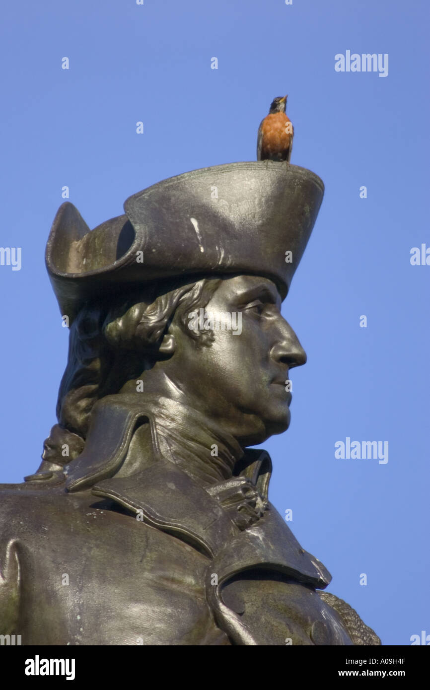 Statue of george washington president authority hi-res stock ...