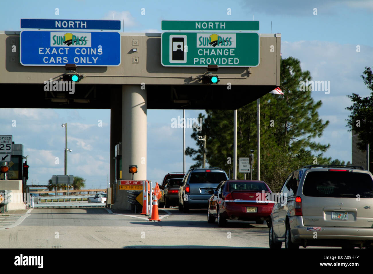 Toll booth on Highway. Florida USA Stock Photo - Alamy Toll booth on Highway. Florida USA Stock Photo - Alamy