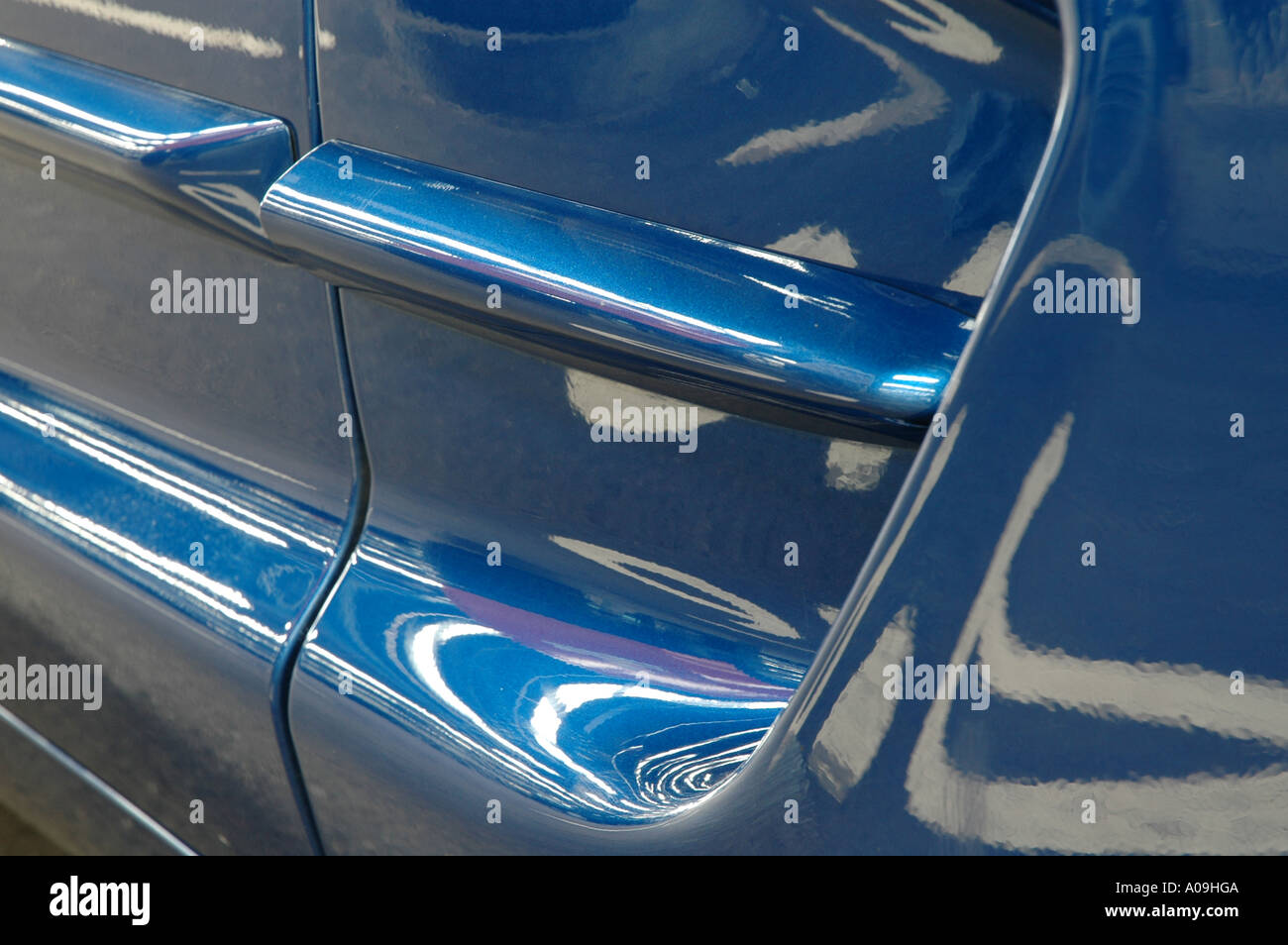 blue car side view 1 Stock Photo - Alamy