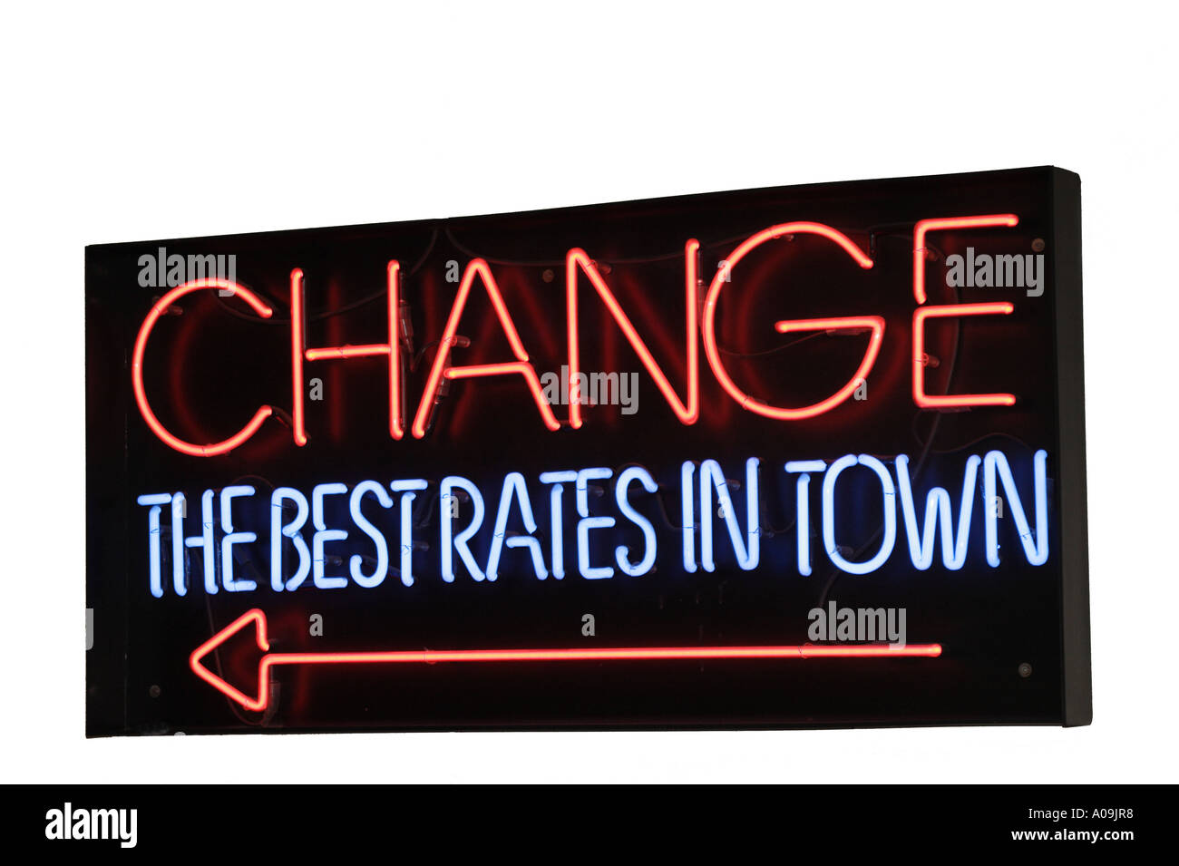 Neon sign Cut Out Stock Images & Pictures - Alamy