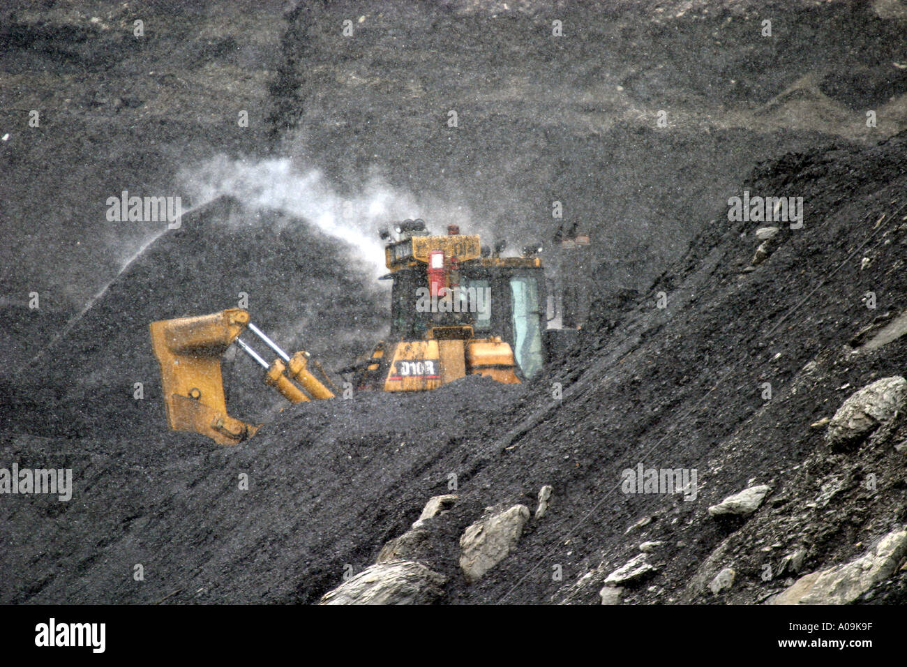 Coal mining in British Columbia Canada Stock Photo - Alamy
