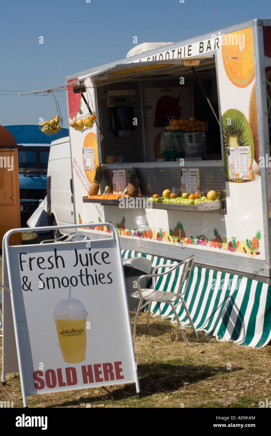 Fruit Juice And Smoothie Stall Display High Resolution Stock ...