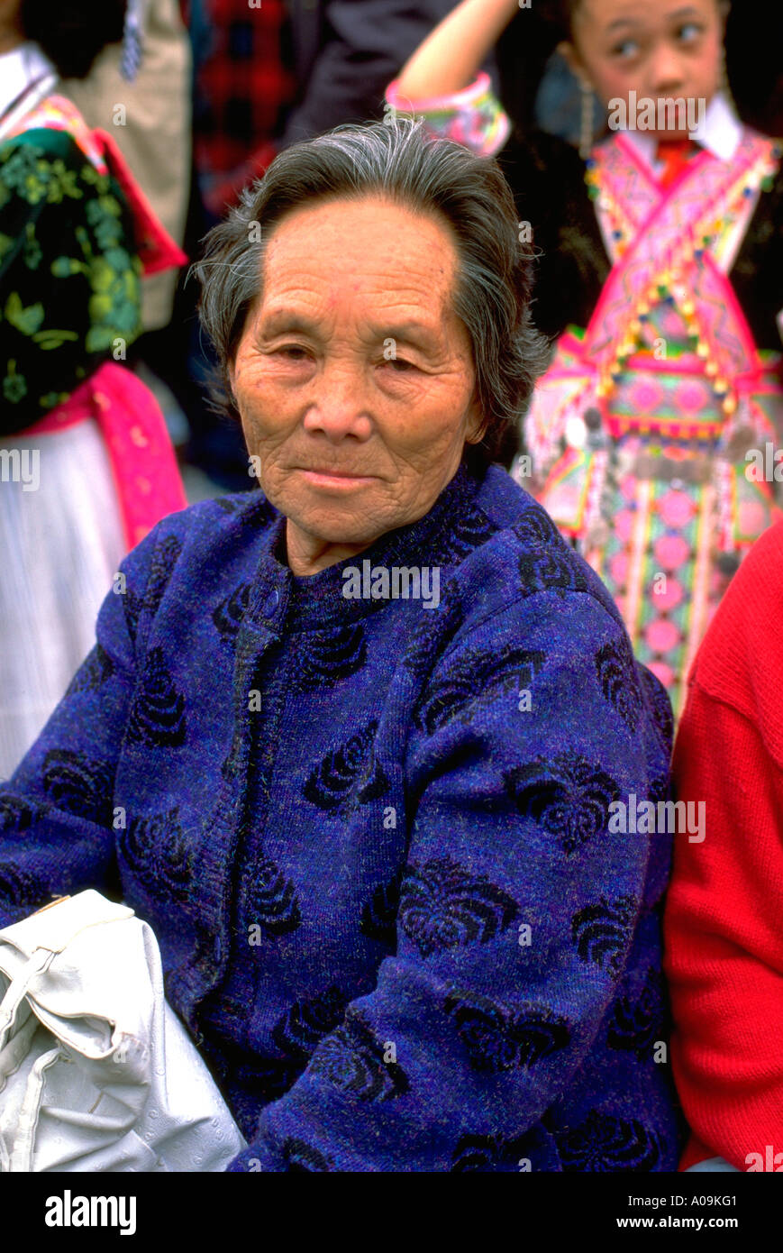 Mature Hmong woman at In the Heart of the Beast May Day Festival and ...