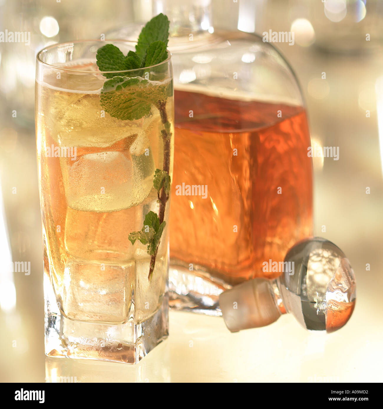 Cocktail Green Dimples Whisky Apple juice Green Chartreuse topped up ...