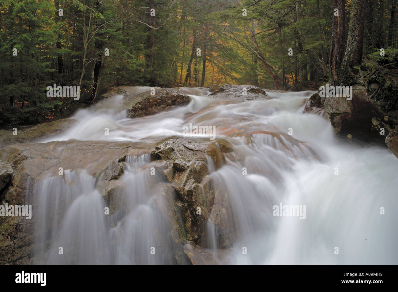 The Basin Waterfall New Hampshire new england water Appalachian trail ...