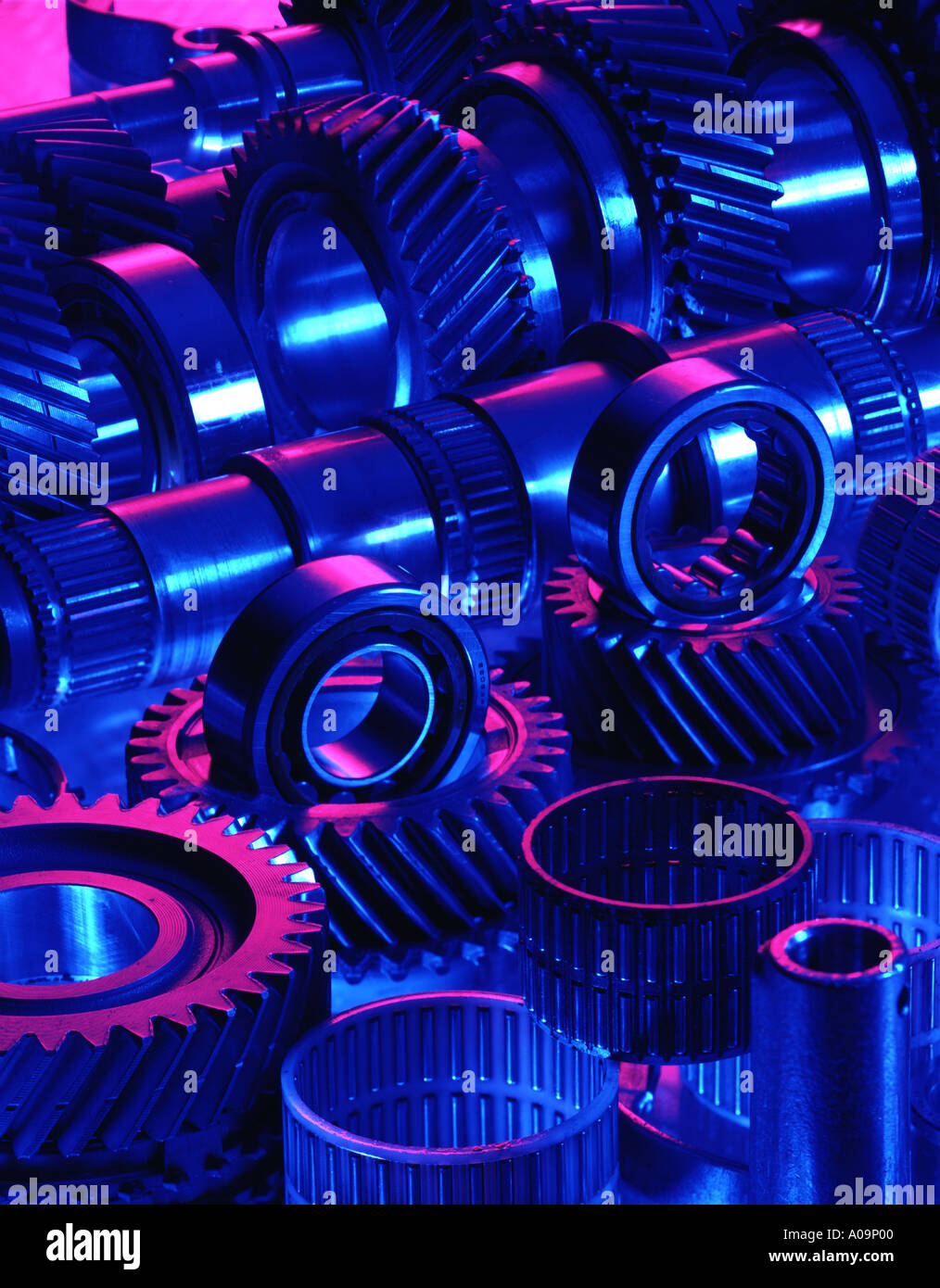 Colourful machine cogs hi-res stock photography and images - Alamy