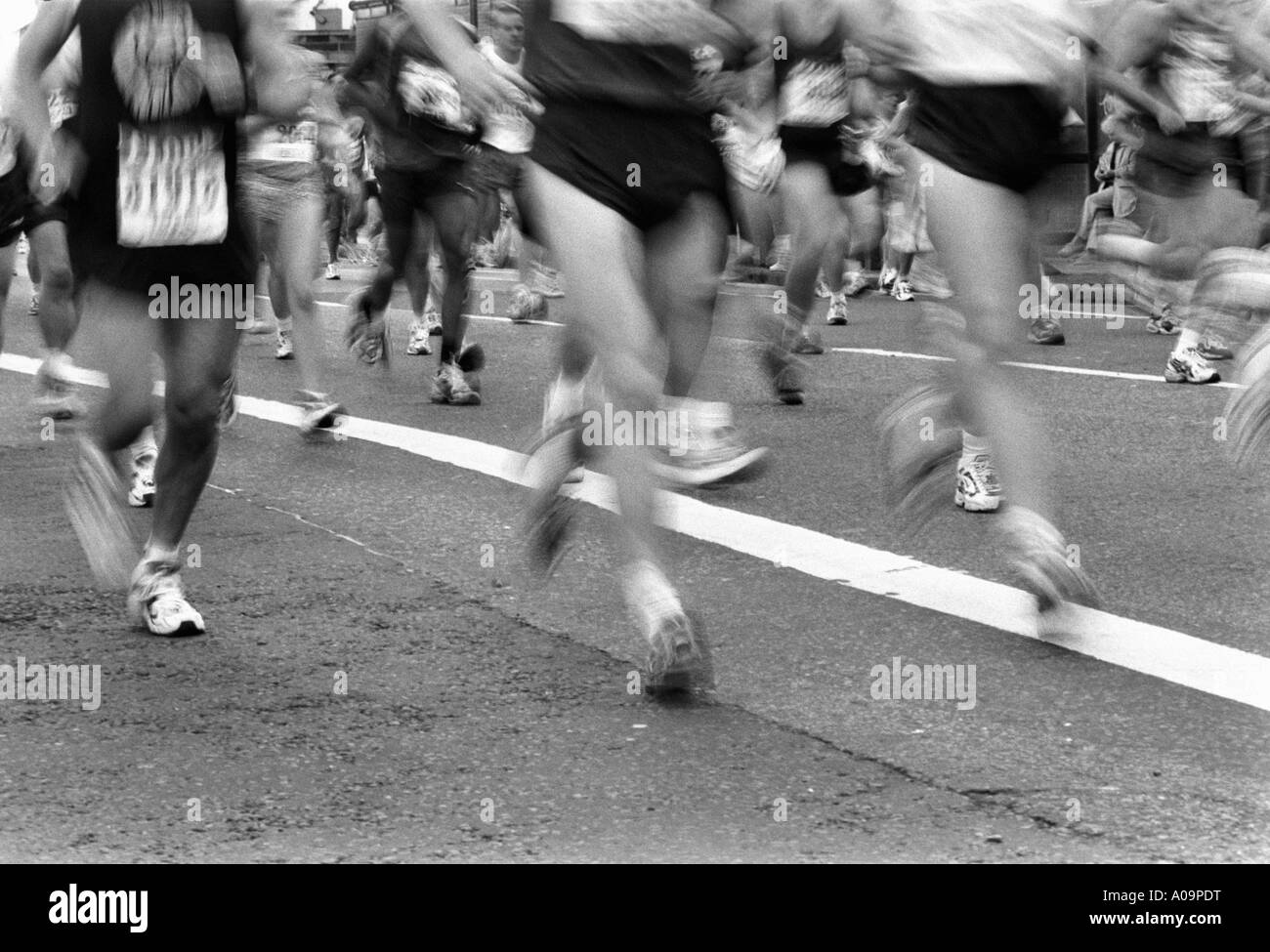 Fast runners Black and White Stock Photos & Images - Alamy