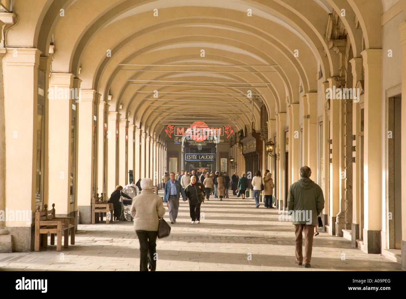 Arcade Piazza San Carlo High Resolution Stock Photography and Images ...
