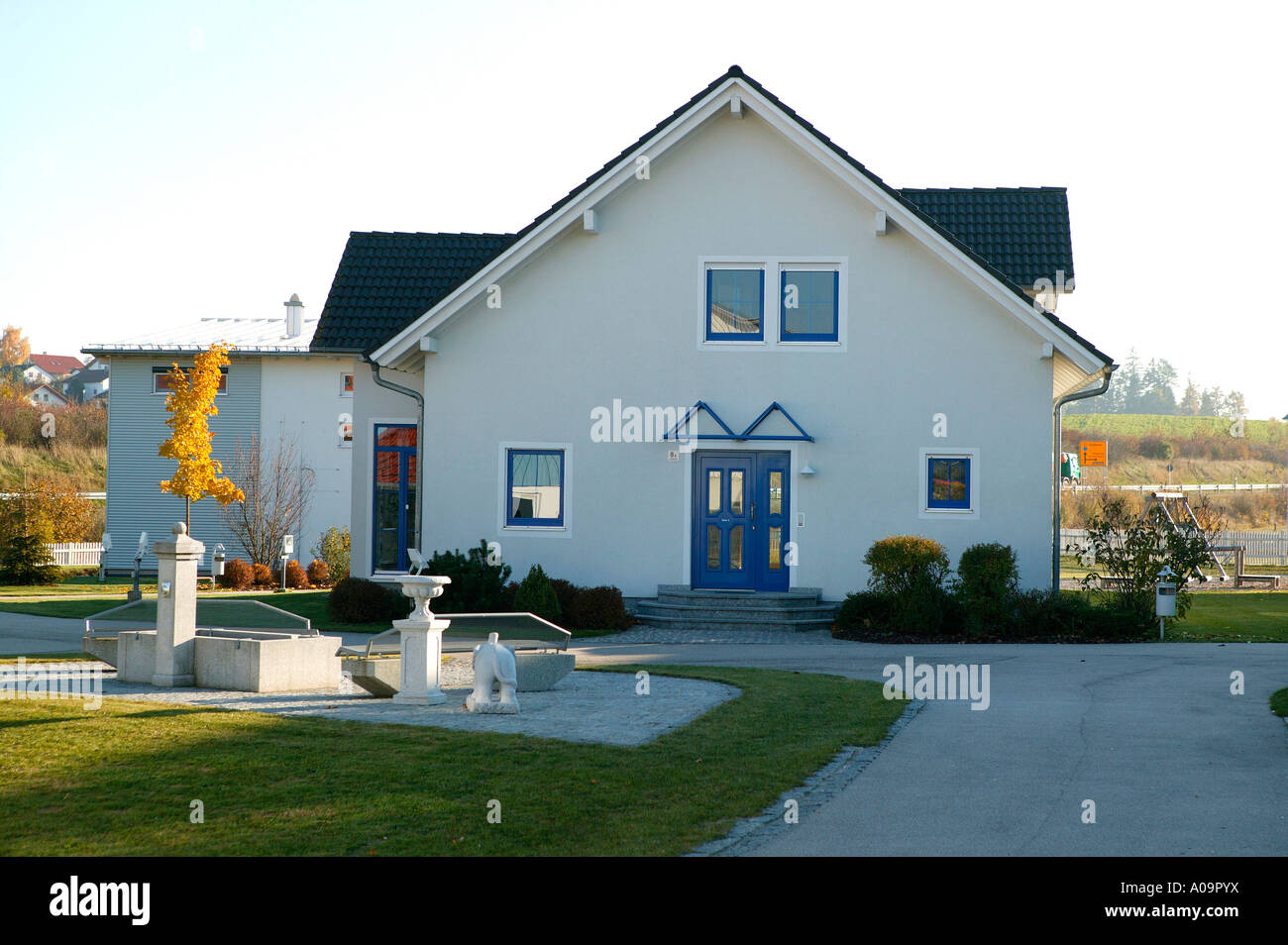 Architektur Einfamilienhaus, family home Stock Photo - Alamy