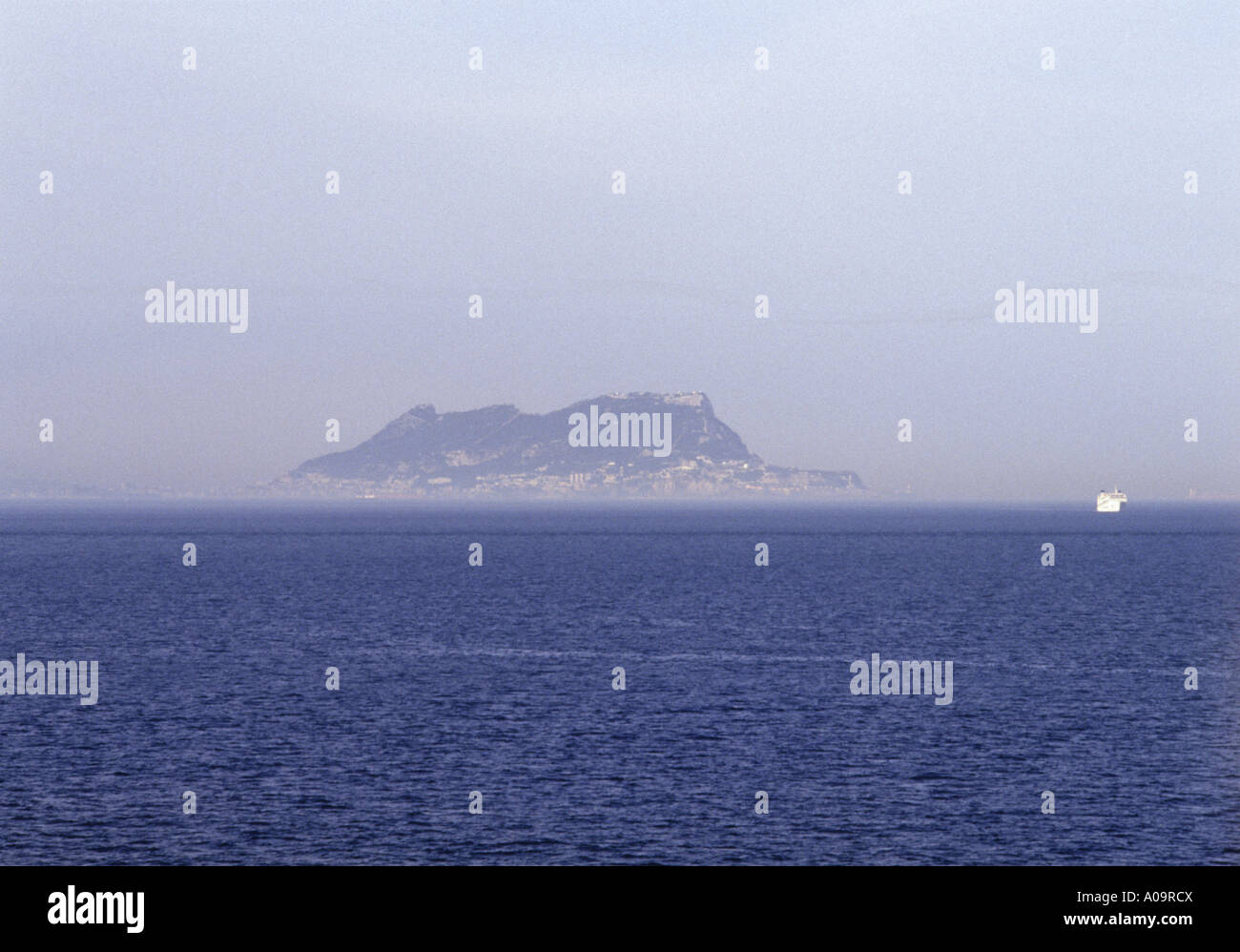 The Rock of Gibraltar from the sea Stock Photo: 9927049 - Alamy