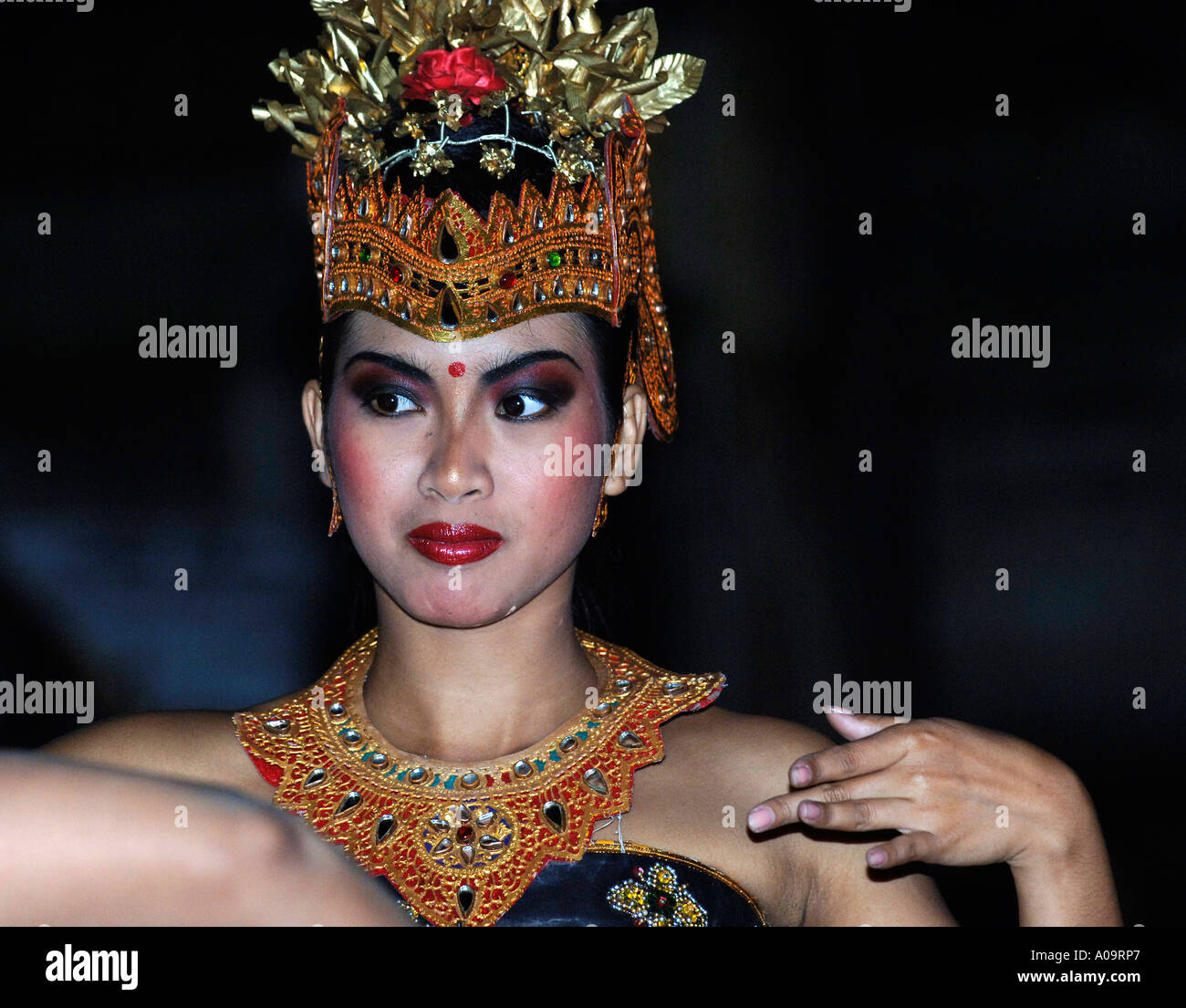 Female Kacak dancer, Balinese Dance, Ubud, Bali, Indonesia Stock Photo ...