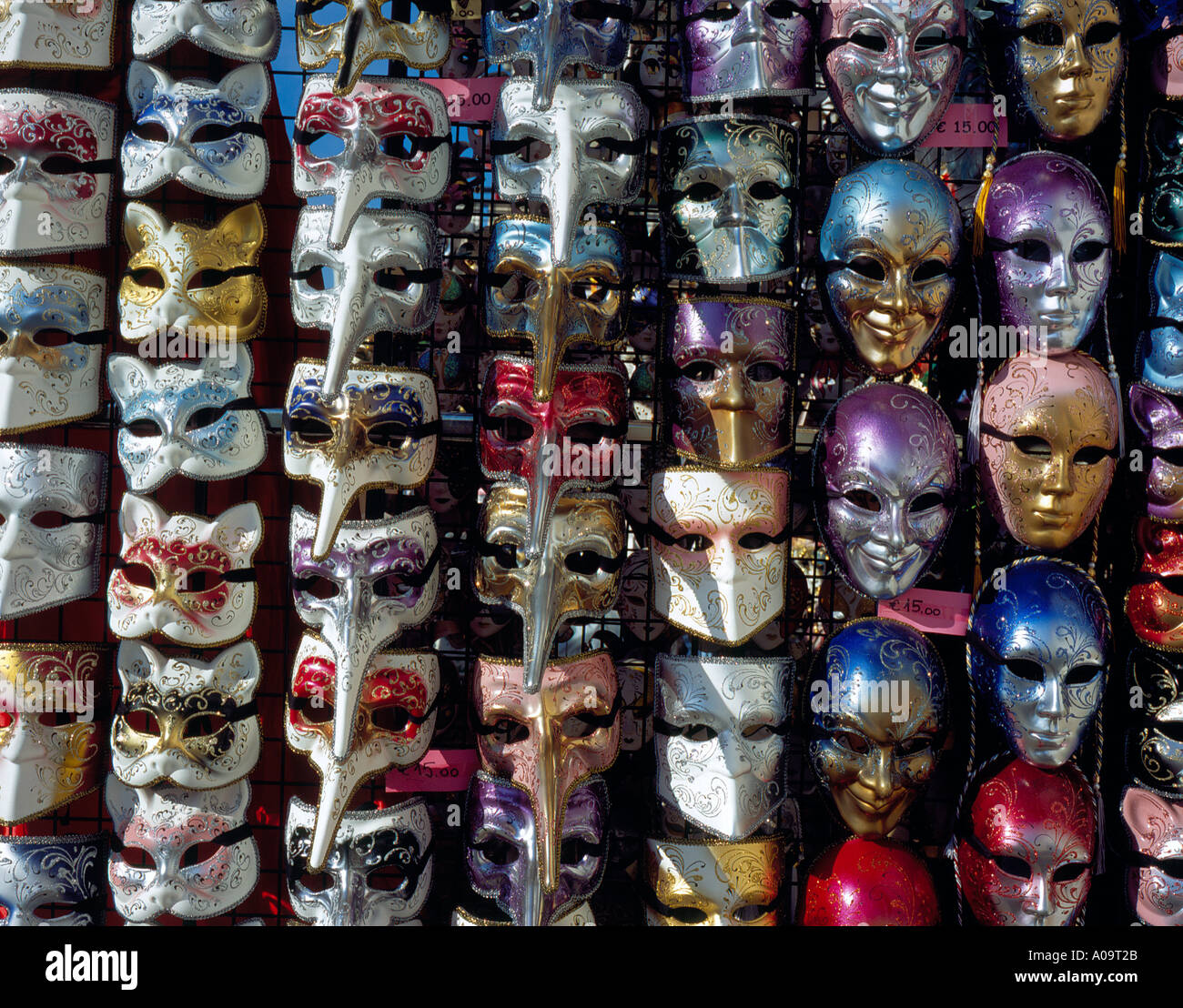 carnival masks for sale Venice Italy Europe. Photo by Willy Matheisl ...