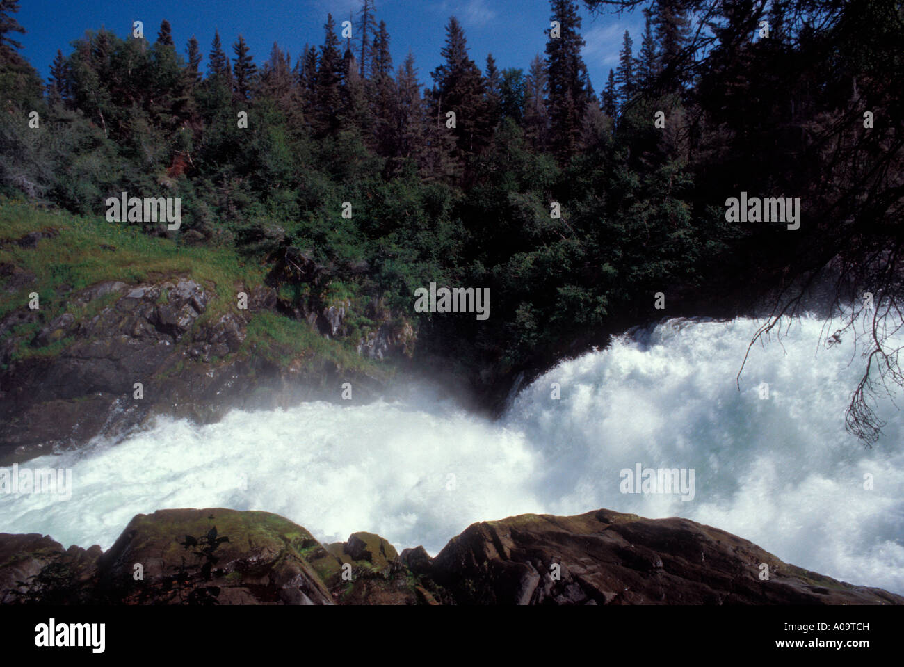 Nistowiak Falls Churchill River Sakatchewan Canada Stock Photo - Alamy