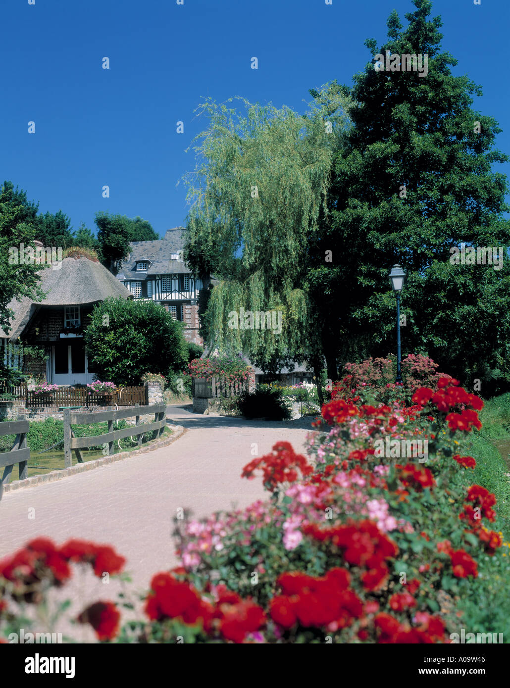 Veules les Roses Seine Maritime Normandy France Stock Photo - Alamy