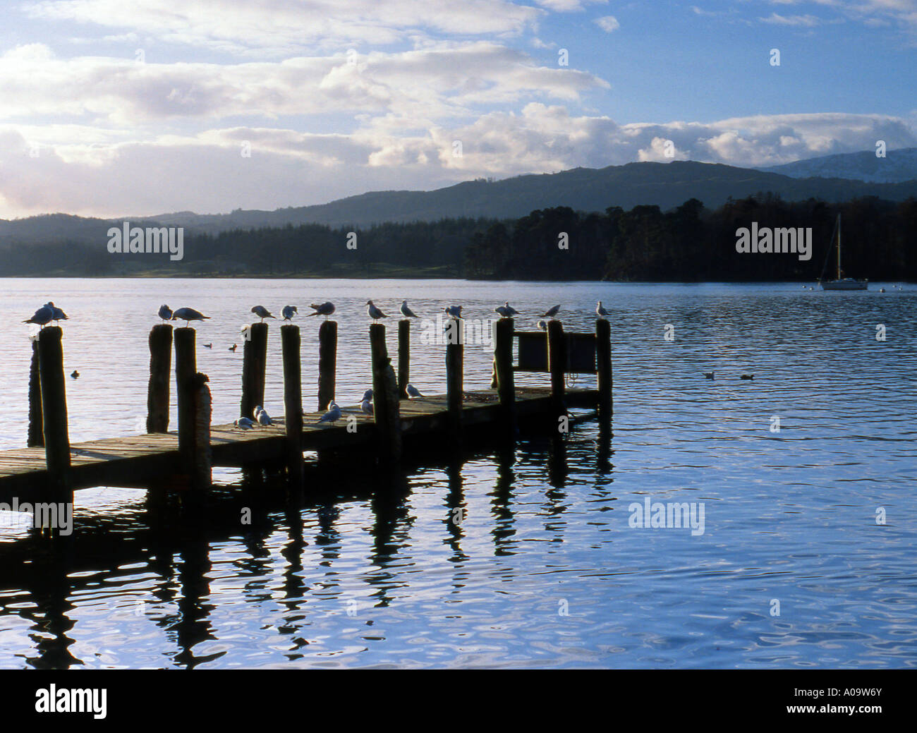 Windermere lake boardwalk hi-res stock photography and images - Alamy