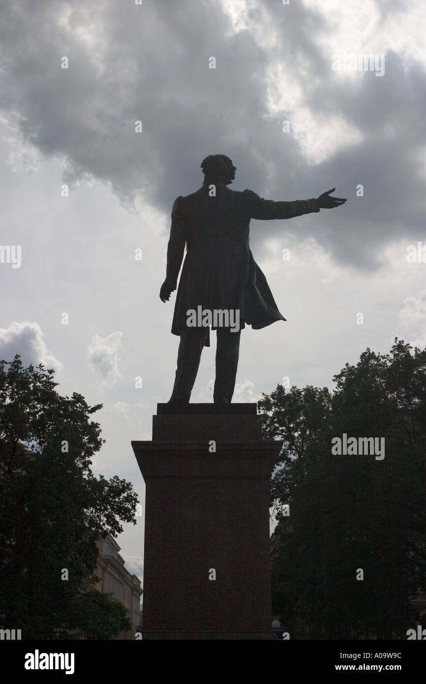 Alexander Pushkin Statue in Front of Russian National Museum by Mikhail ...