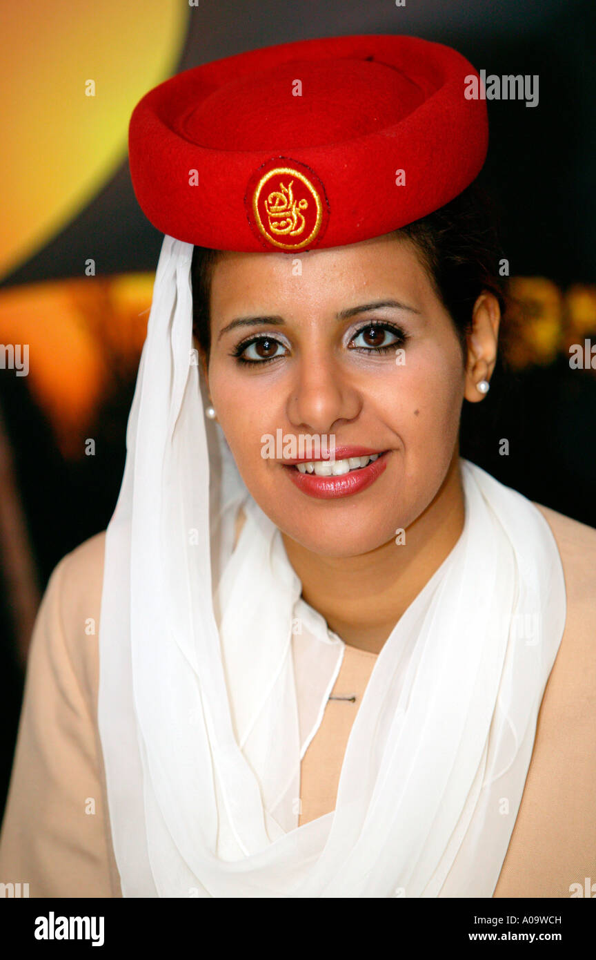 Emirates Airlines Stewardess High Resolution Stock Photography and ...
