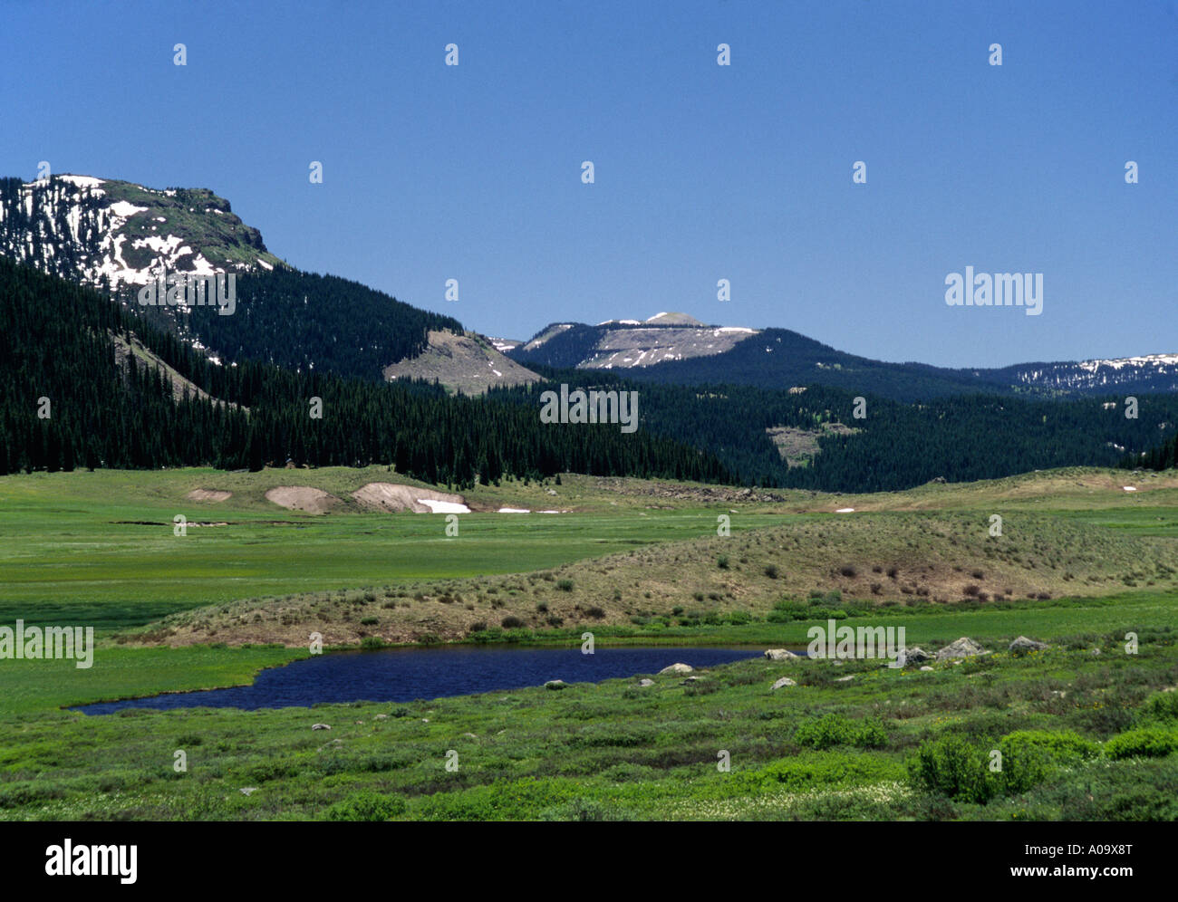 Mountain valleys continental divide hi-res stock photography and images ...