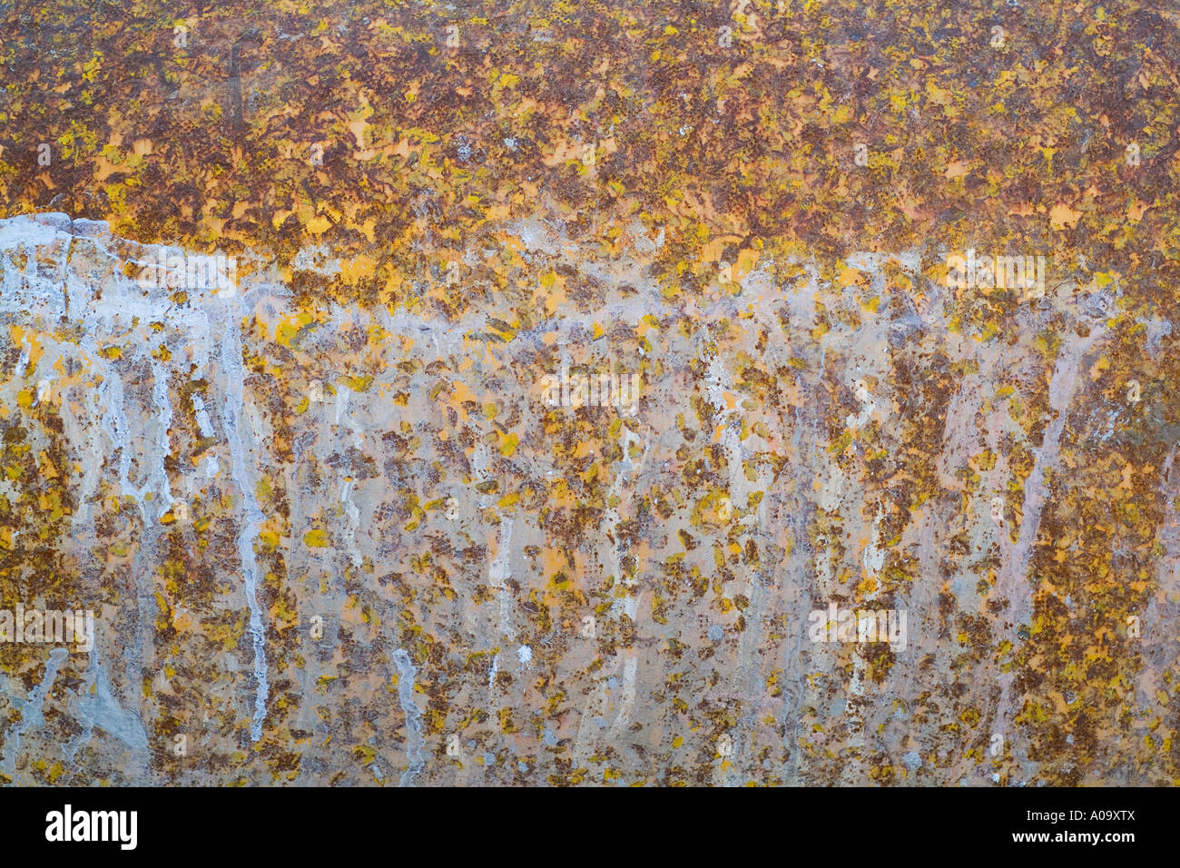 Rusted metal plate, colours form a texture Stock Photo - Alamy