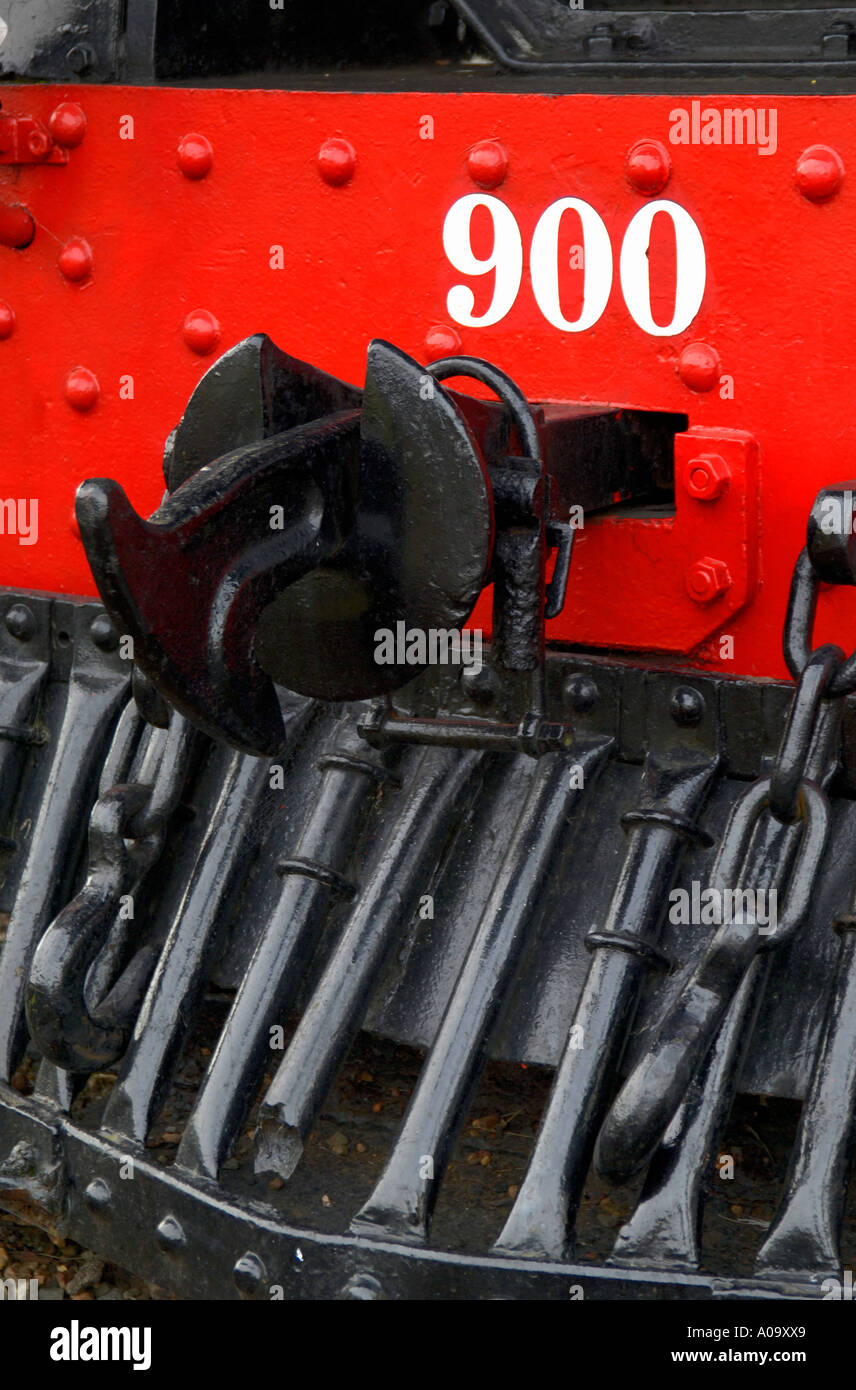 Steam locomotive buffers Stock Photo - Alamy