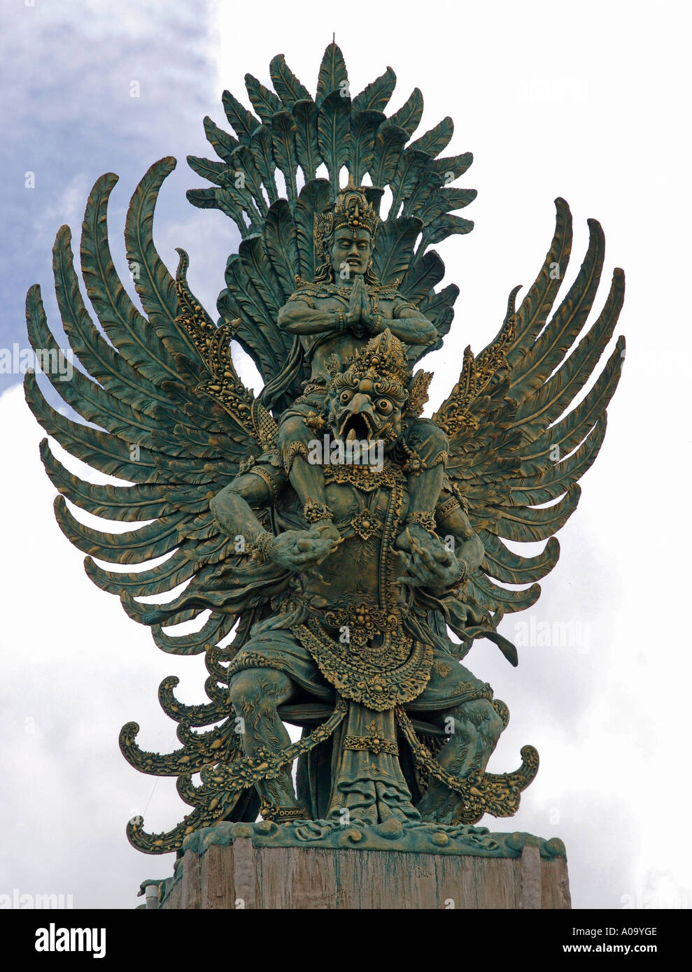Hindu Statue of Garuda, winged man, Bali Indonesia Stock Photo - Alamy