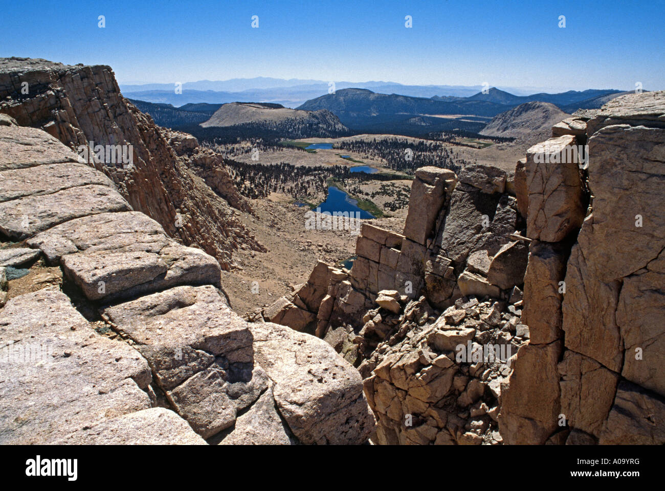 The top of NEW ARMY PASS the COTTONWOOD LAKES EASTERN SIERRA NEVADA ...